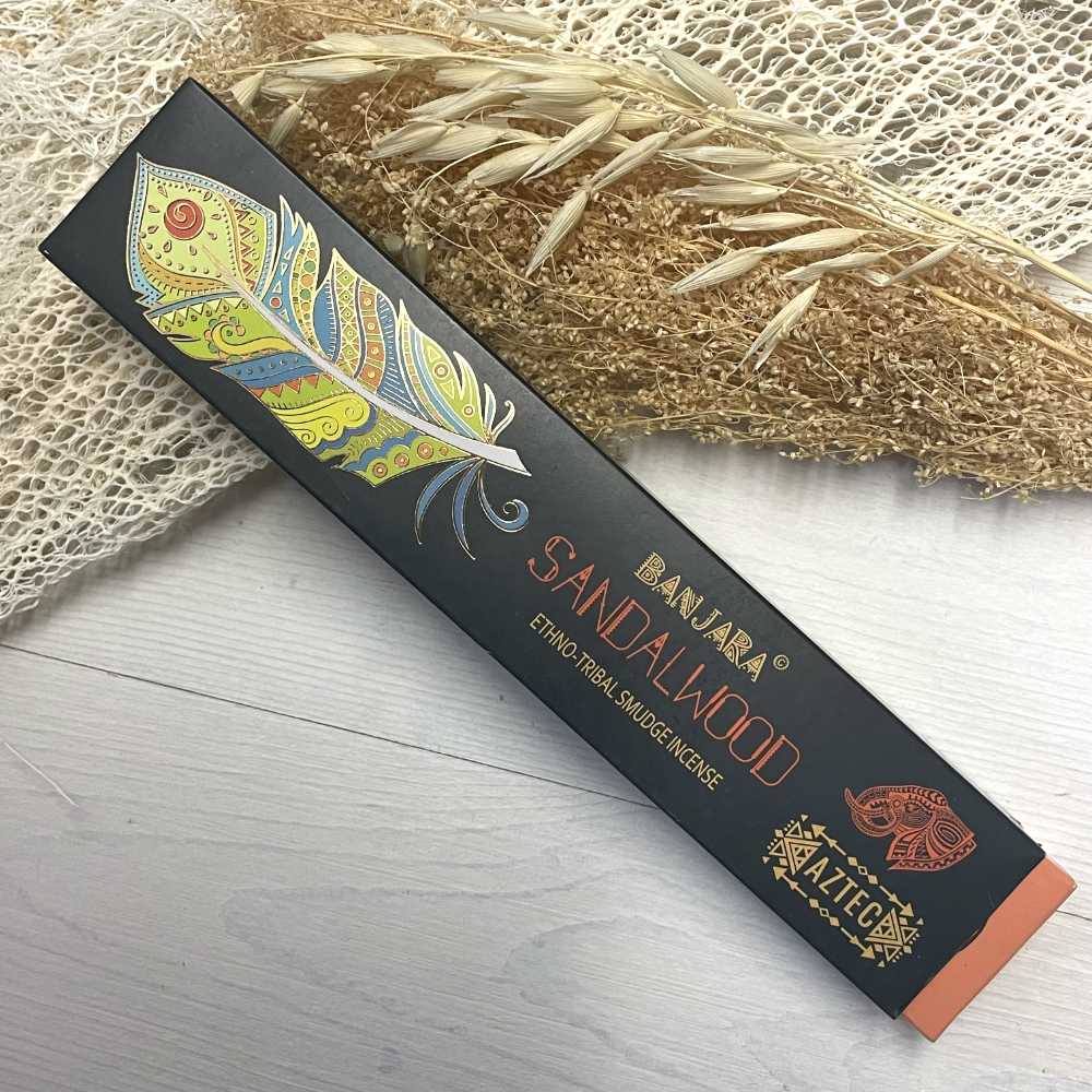 Bois de santal - Bâtons d'encens Banjara Ethno-Tribal Smudge